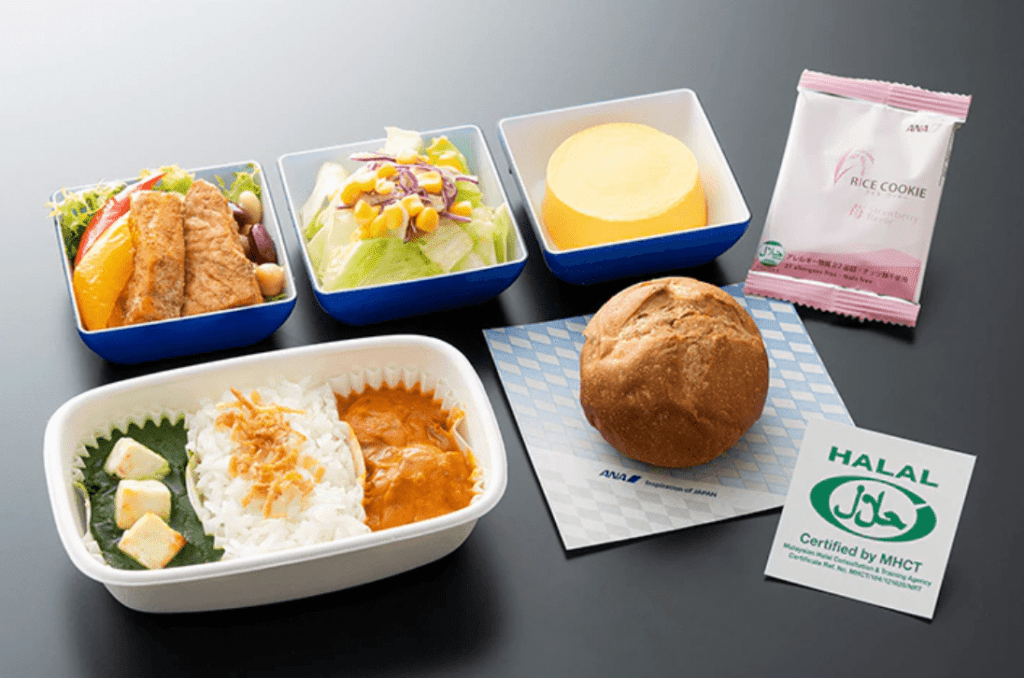 Halal In-Flight Meals (ANA and JAL) | Food Diversity.today