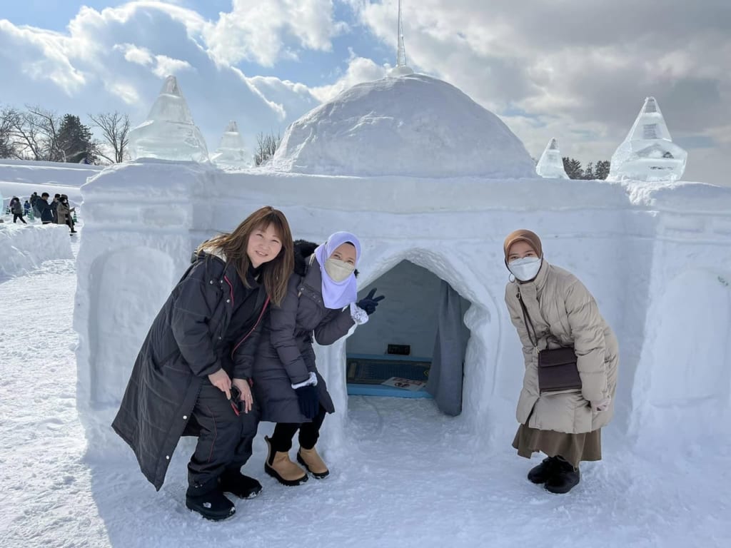 Snow Mosque at the Asahikawa Winter Festival Brought Smiles From ...