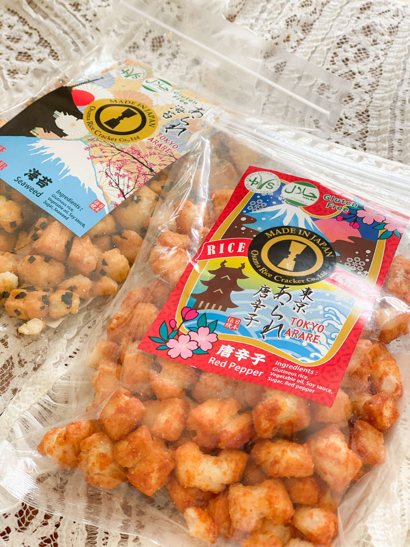 Halal Tokyo Arare & Kaminarioroshi: Must-Buys