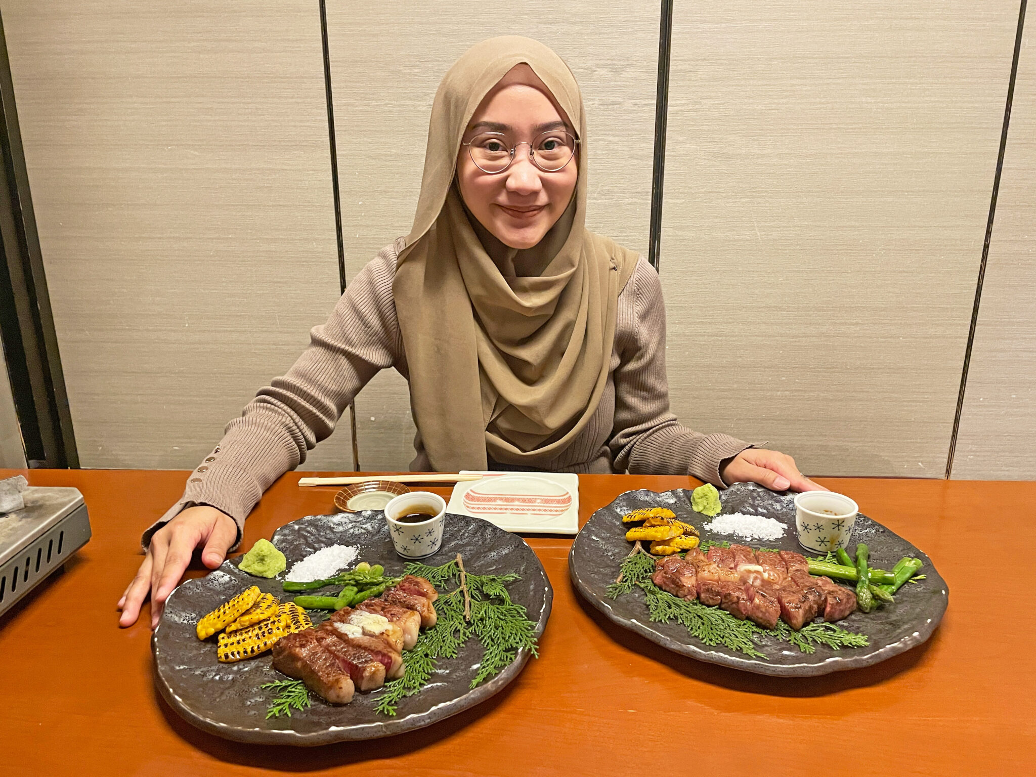 Halal Kobe Beef Delights Ala Carte at Issho Ueno in Tokyo!