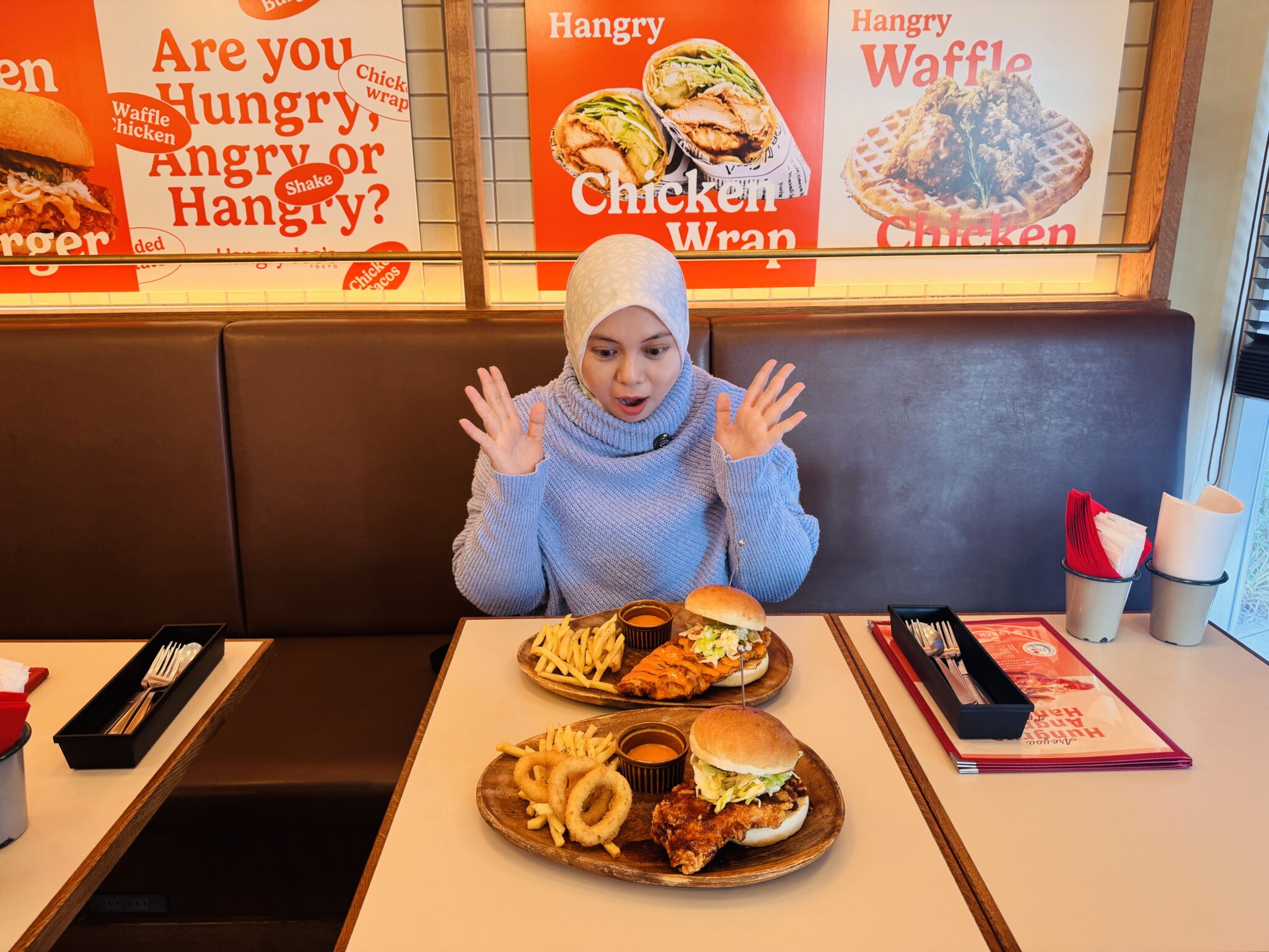 Halal Certified Chicken Burger With Hangry Joe’s Tokyo
